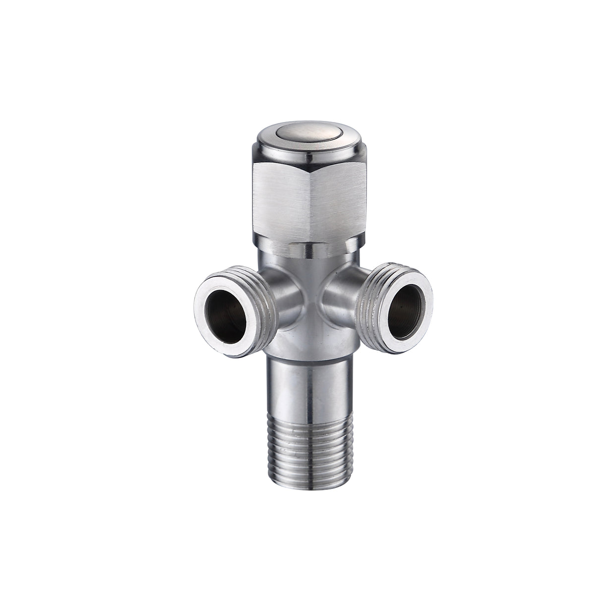 2-WAY ANGLE VALVE M1/2" X M1/2" STAINLESS STEEL - CBK Hardware